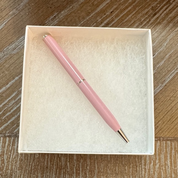 Coach | Accessories | Coach Elegant Pink Pen With Silver Accents | Poshmark